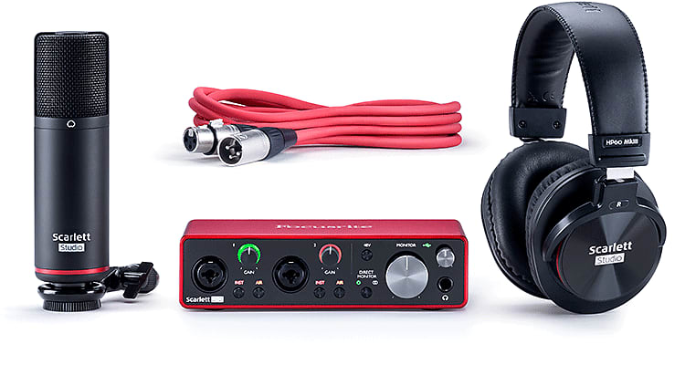 Focusrite Scarlett Solo 3rd Gen Studio Bundle | Reverb
