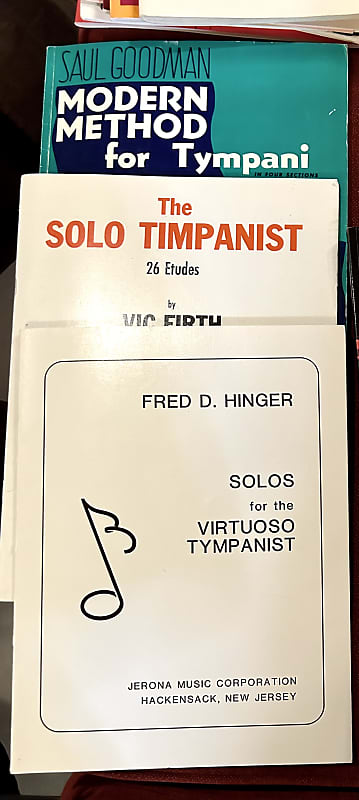 Timpani Solo & Technique Books | Reverb
