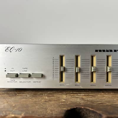 Marantz EQ-10 Stereo Graphic Equalizer 1981-1982 - Silverface | Reverb