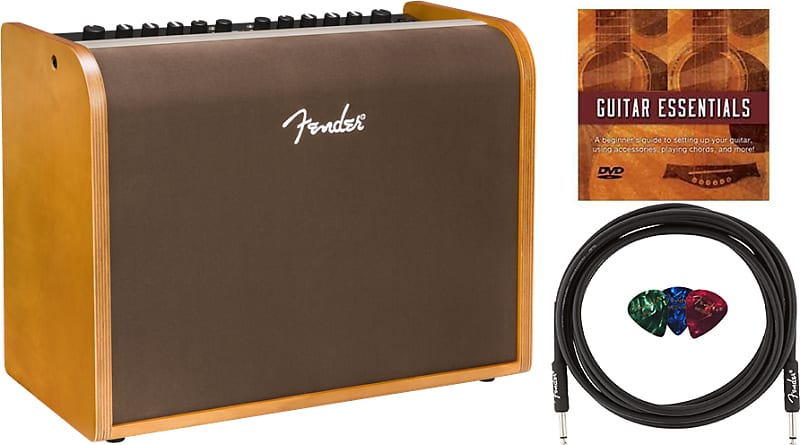Fender Acoustic 100 Acoustic Guitar Amplifier - Natural | Reverb