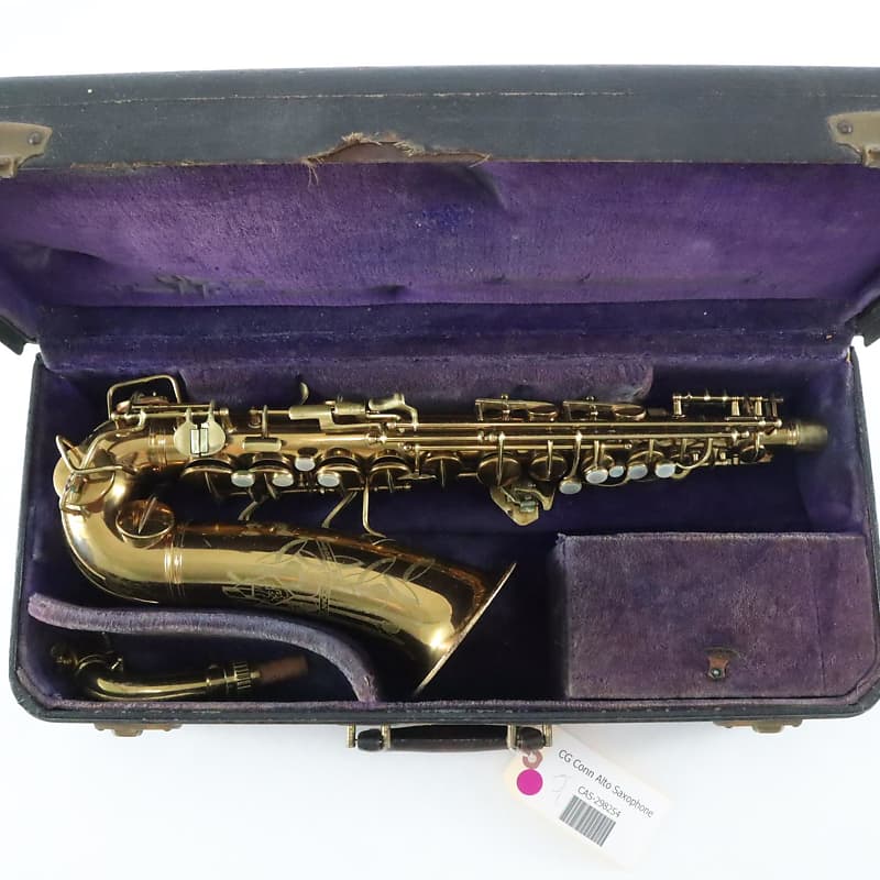 C.G. Conn Model 6M Alto Saxophone SN 298254 ROLLED TONE HOLES | Reverb