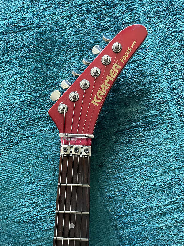 Kramer Focus 3000 - Candy Apple Red - Floyd Rose | Reverb