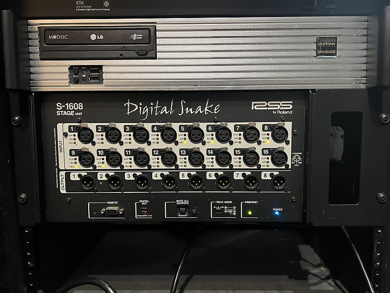 Roland S-1608 16x8 Stage Unit Digital Snake System w/Rack | Reverb