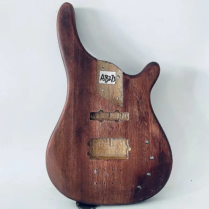 Solid Mahogany Wood 5 String Bass Solid Body DIY Project | Reverb
