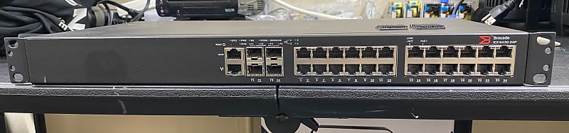 Brocade ICX-6430-24P Black | Reverb