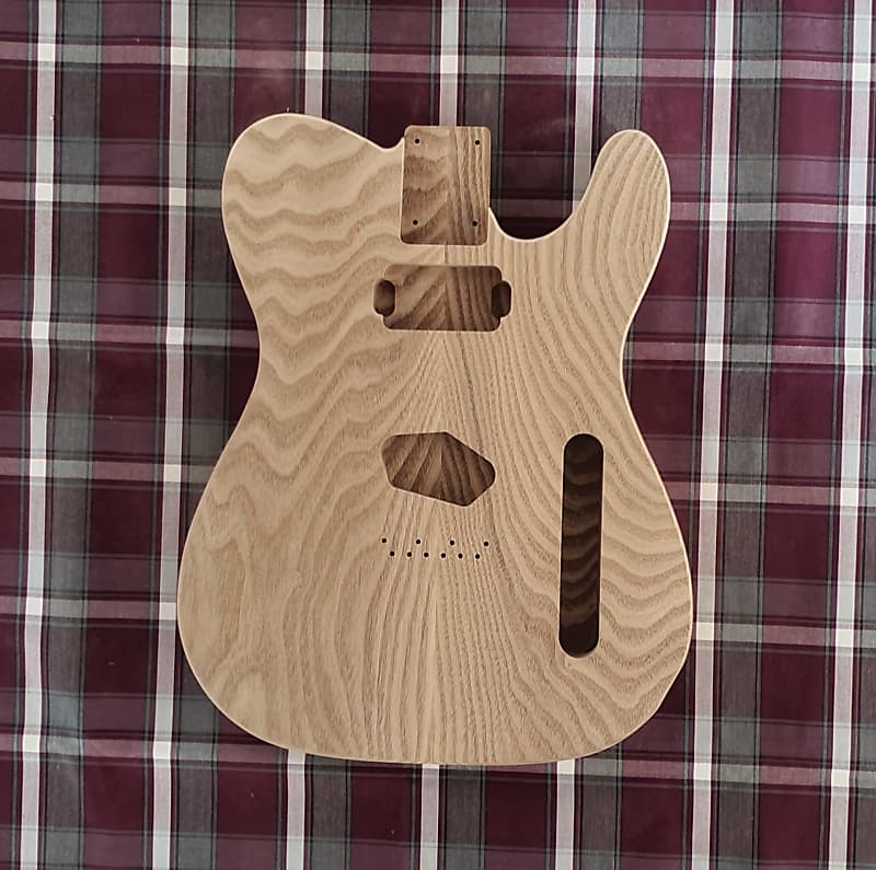 Woodtech Routing 2 pc Catalpa Neck Humbucker Telecaster Body | Reverb