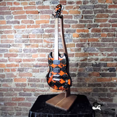 Epiphone SG w/ Sobe Adrenaline Rush Art (2000s - Argyle) | Reverb