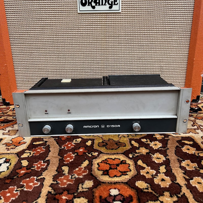 Amcron Crown D150A Studio Power Amplifier USA Strawberry | Reverb UK
