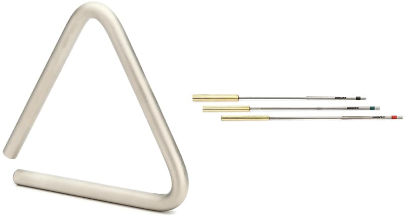 Grover Pro Percussion Super-Overtone Triangle - 6-inch Bundle | Reverb