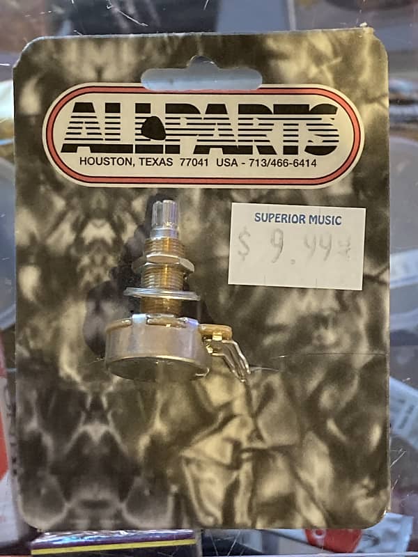 Allparts 25K long Thread Pot | Reverb