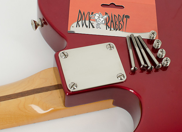 Fender Neck Plate Upgrade, Titanium Neck Screws and Plate, | Reverb UK