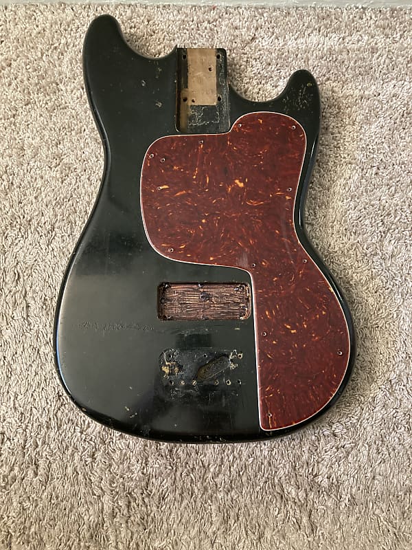 1976 Fender Musicmaster Bass Body - Vintage Heavy Relic Aged | Reverb