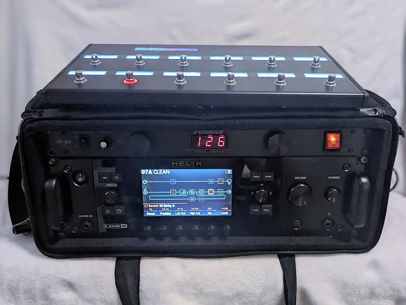 Line 6 Helix Rack with Controller 2010s - Black | Reverb