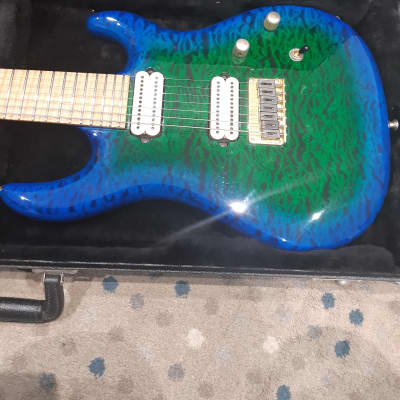 Carvin (Kiesel) DC727 - Custom Shop 7 String Dragon Burst | Reverb