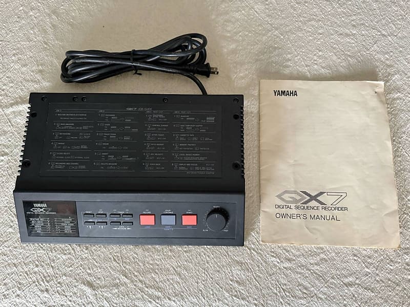 Yamaha QX7 MIDI Digital Sequencer Recorder with Manual | Reverb