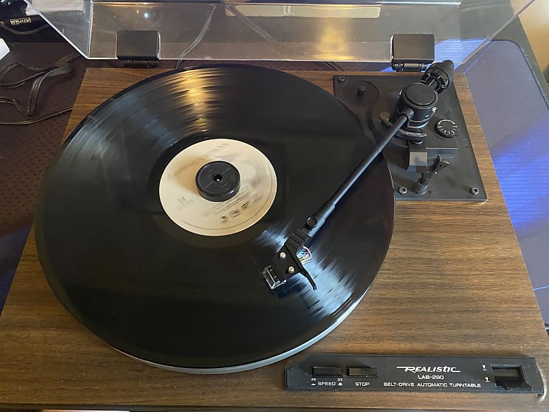 Realistic Turntable LAB-290 1980s - Brown | Reverb