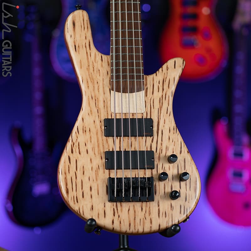 Spector USA NS-5 String Bolt On Bark Infused Maple USA Bass | Reverb