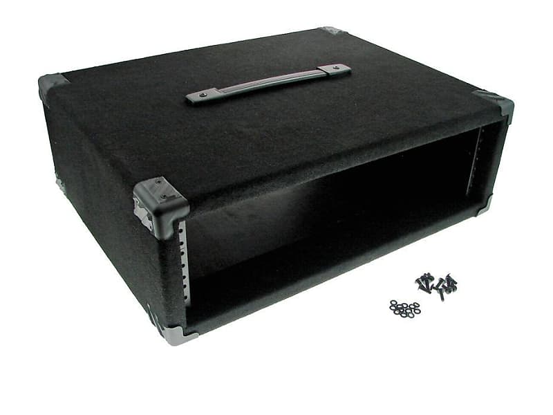 PROCRAFT 3U 16" Deep Rack Case in Black Carpet Wrap - Top | Reverb