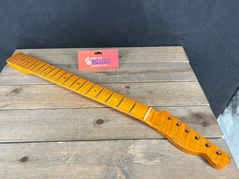 Real Life Relics Aged Flame Maple Roasted Tele® Telecaster® | Reverb