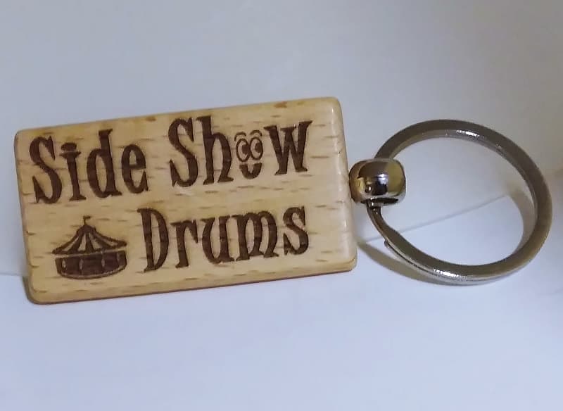Side Show Drums DKH1 Drum Key Holder / Key Ring - Natural | Reverb