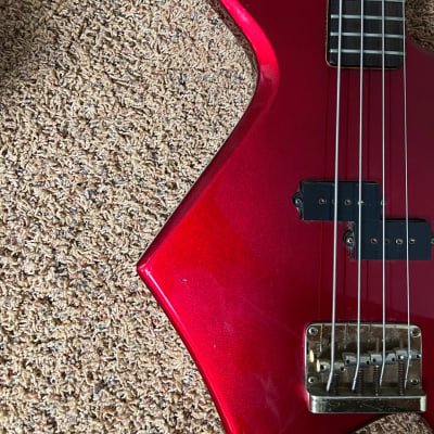 BC Rich NJ Series Warlock Bass 1980s - Red | Reverb