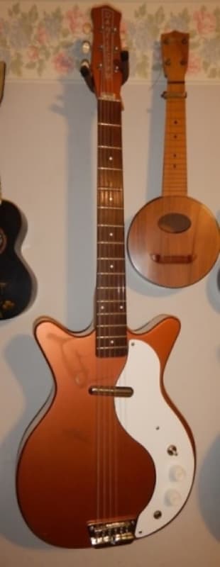 Danelectro 3612 Six String bass/baritone 1962 - Copper | Reverb