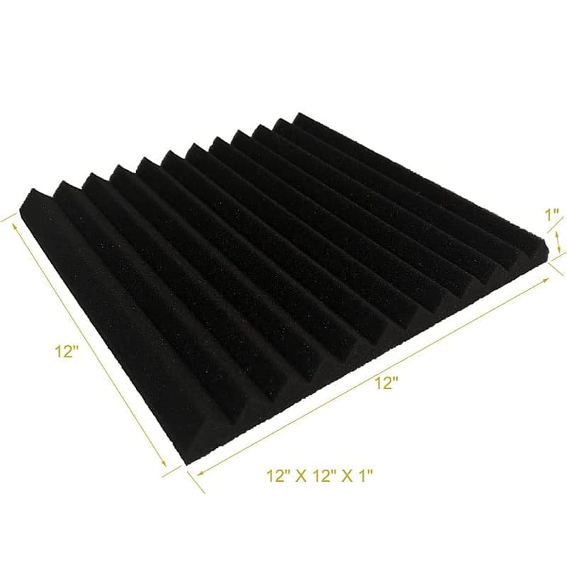 96 Pack Allxinlog Absorb The Echo Acoustic Foam Panel Wedge | Reverb