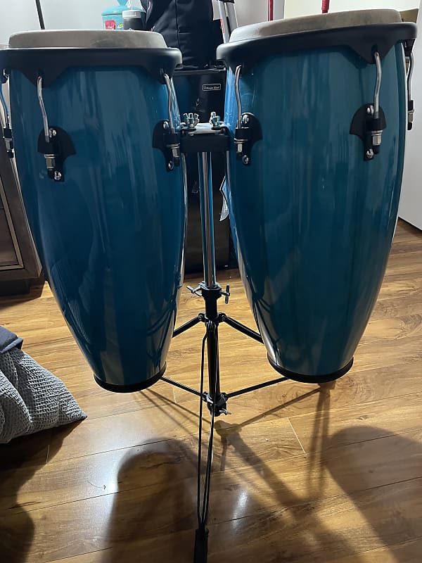 Synergy Bahama Blue Box Bongos | Reverb