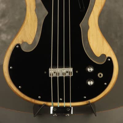 original 1960's AMPEG AEB-1 electric Horizontal "Scroll" Bass | Reverb