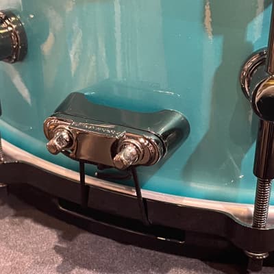 Canopus MTR-1455DH/BN Turquoise Metallic Type R Series Snare | Reverb