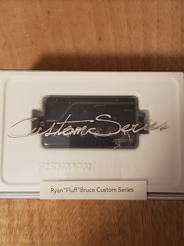 Fishman Fluence Ryan "Fluff" Bruce Custom Series 2022 Black | Reverb