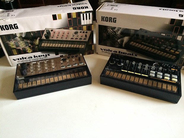 Korg Volca Beats and Volca Keys Pair. *Mint Condition* | Reverb