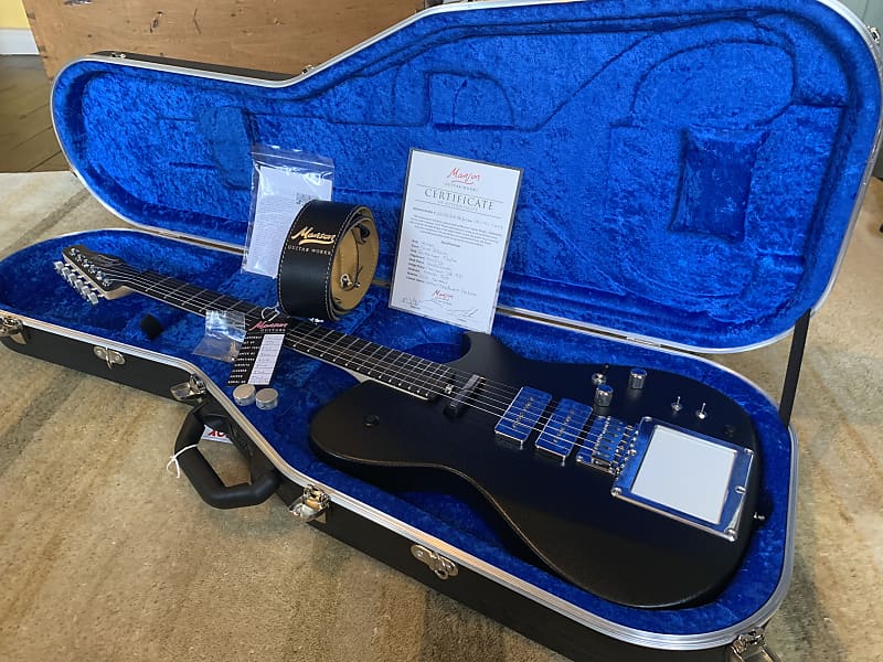 Manson MB-2 2022 Matte Black with Kaoss Pad KP2 | Reverb