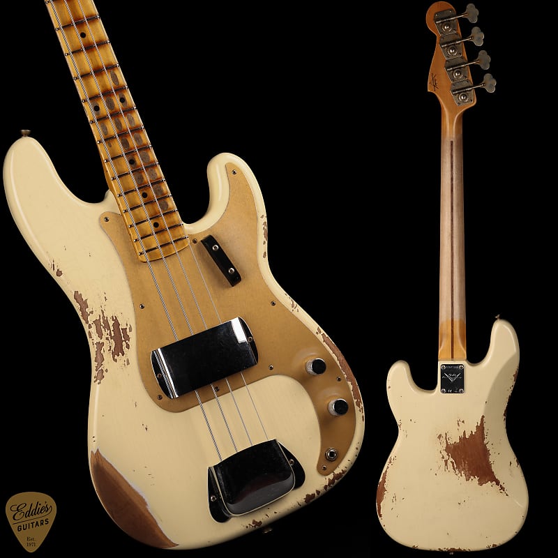 Fender Custom Shop 1958 Precision Bass Heavy Relic - Vintage | Reverb