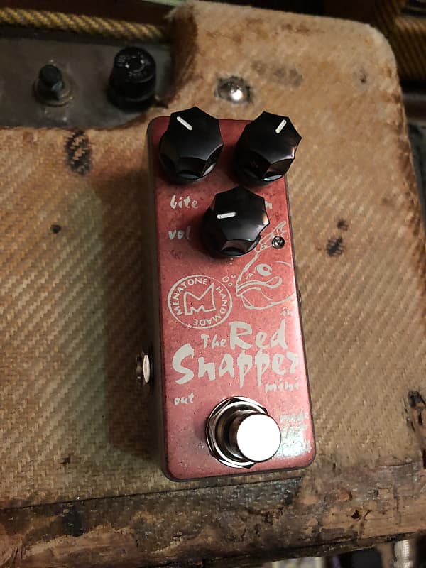 Menatone Red Snapper Mini Transparent Overdrive | Reverb