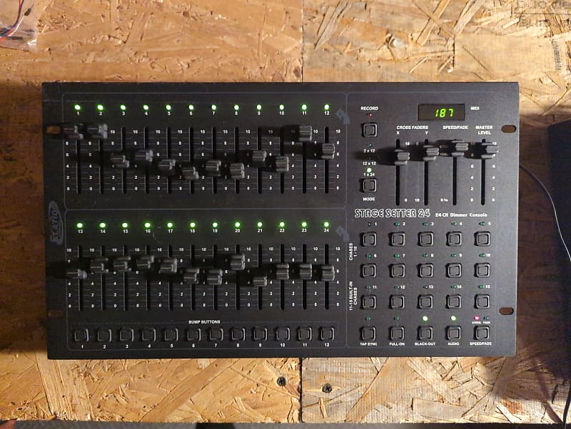 Elation Stage Setter 24 1990 - Black/metal construction | Reverb