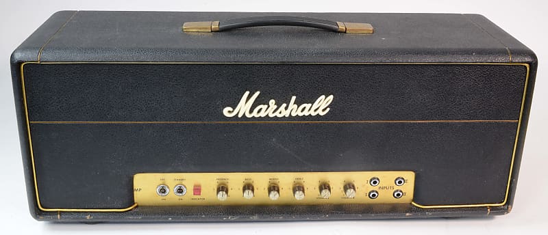 Marshall 1974 50 Watt "Bass" Head Nice Serviced By Jeff Bober | Reverb