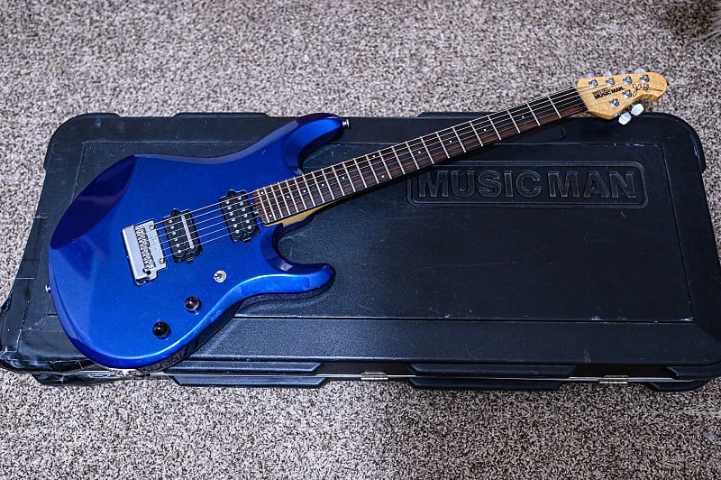 Ernie Ball Music Man JP6 2006 Blue | Reverb