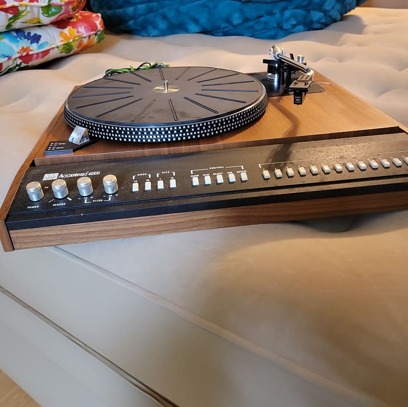 Accutrac Turntable Model 4000/EW-1 mid-70s - Wood | Reverb