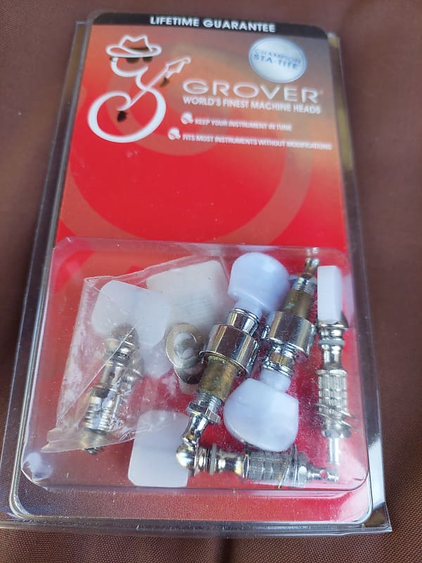 Grover Sta-tite Banjo Tuners Pearl heads Tuner parts Lot | Reverb