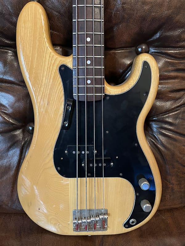 Fernandes P Bass 4-String Stone Logo | Natural | Reverb Australia