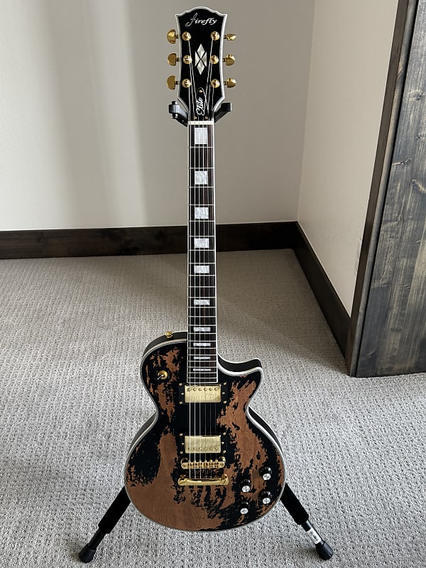 Firefly FFSP Single Cut Black Relic | Reverb