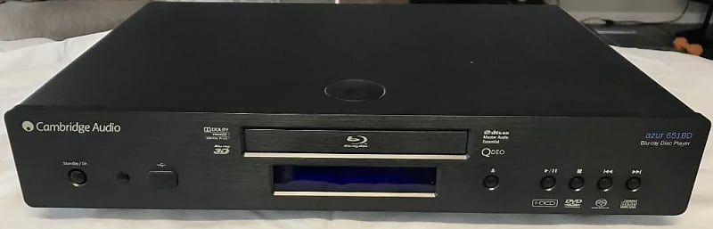 Cambridge Audio AZUR - 651BD CD-SACD-DVD-Bluray - Black | Reverb