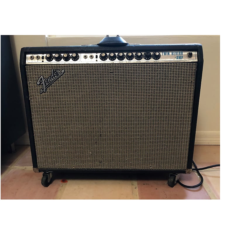 Fender Twin Reverb 100 Watt Vintage Silverface Guitar Combo | Reverb
