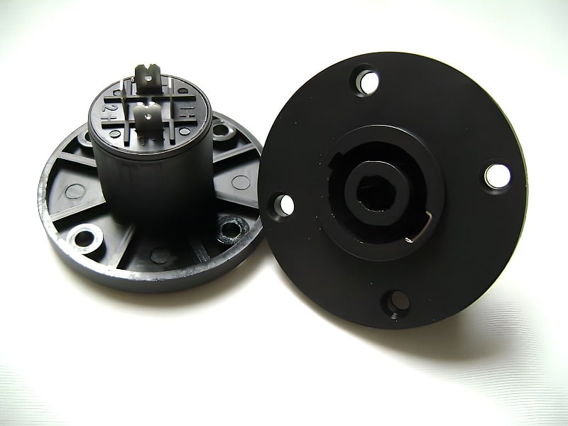 (2) Two Plastic NL4MPR Female SpeakON Connectors- Round | Reverb