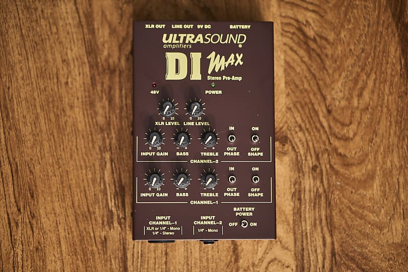 Ultrasound DI Max Acoustic Guitar Preamp | Reverb