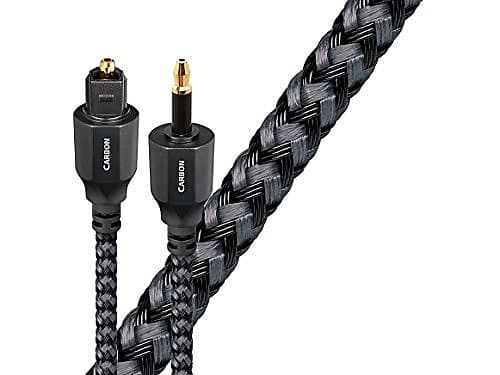 AudioQuest Carbon Full to Mini Optical Toslink Cable - 3m | Reverb