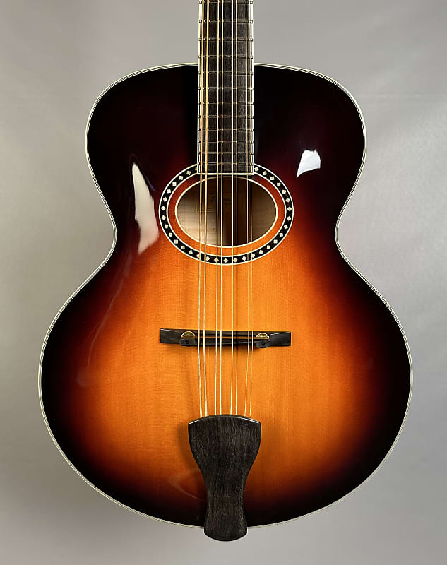 Eastman MDC804 Oval Hole Mandocello Sunburst | Reverb