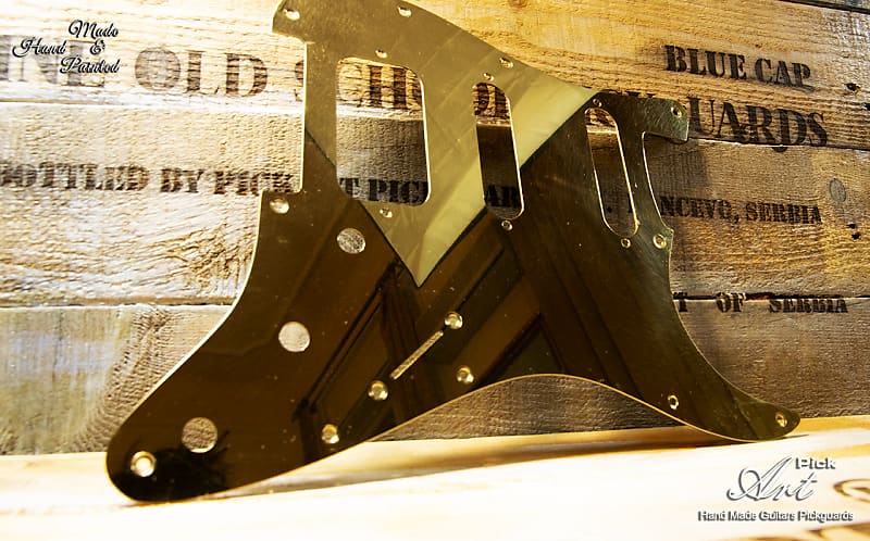 Brass Stratocaster Professional II HSS Pickguard 11 Holes | Reverb