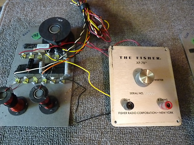 Fisher XP-7B Crossover Pair - Working Condition - Tested | Reverb